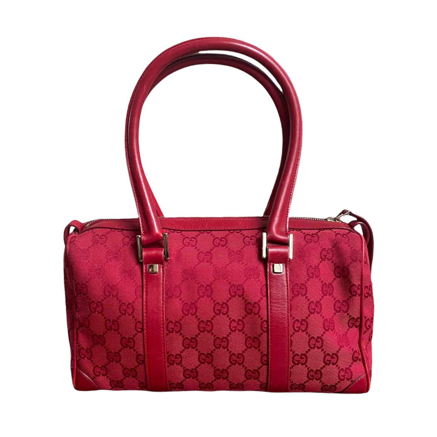 Gucci Monogram Boston Shoulder Bag in Red – Nitryl