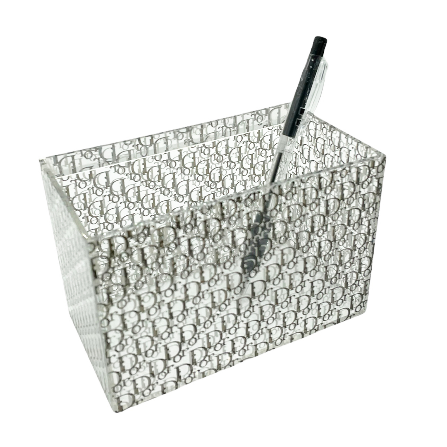 Dior Monogram Perspex Box in Grey and Black – Nitryl