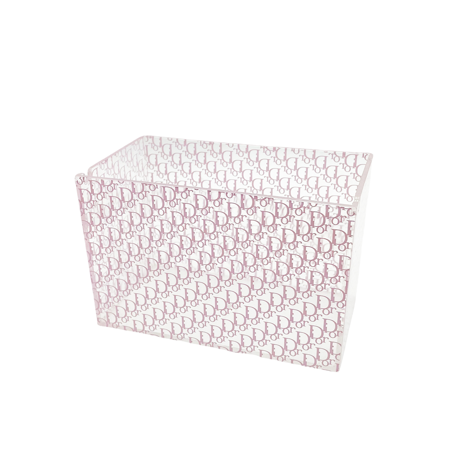 Dior Monogram Perspex Box in Baby Pink – Nitryl