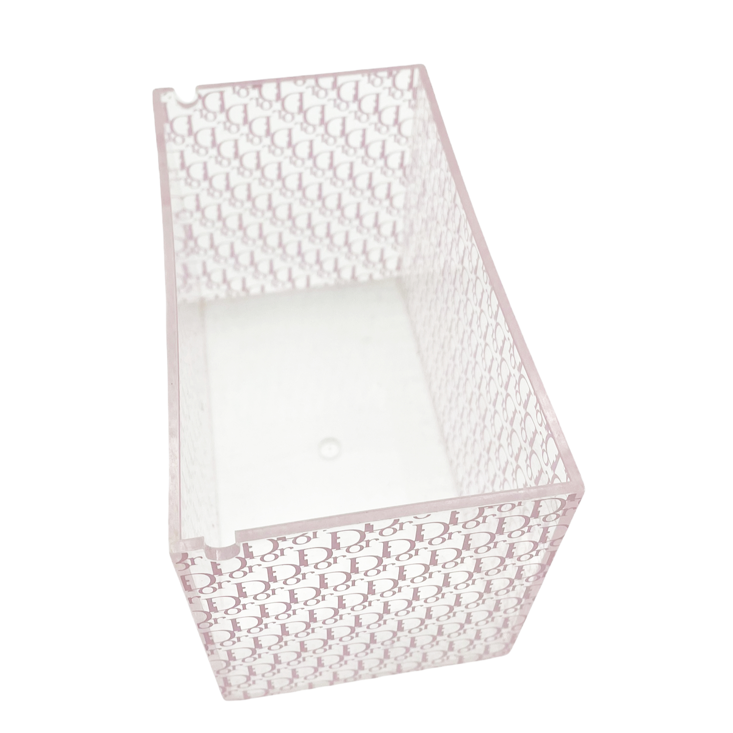 Dior Monogram Perspex Box in Baby Pink – Nitryl
