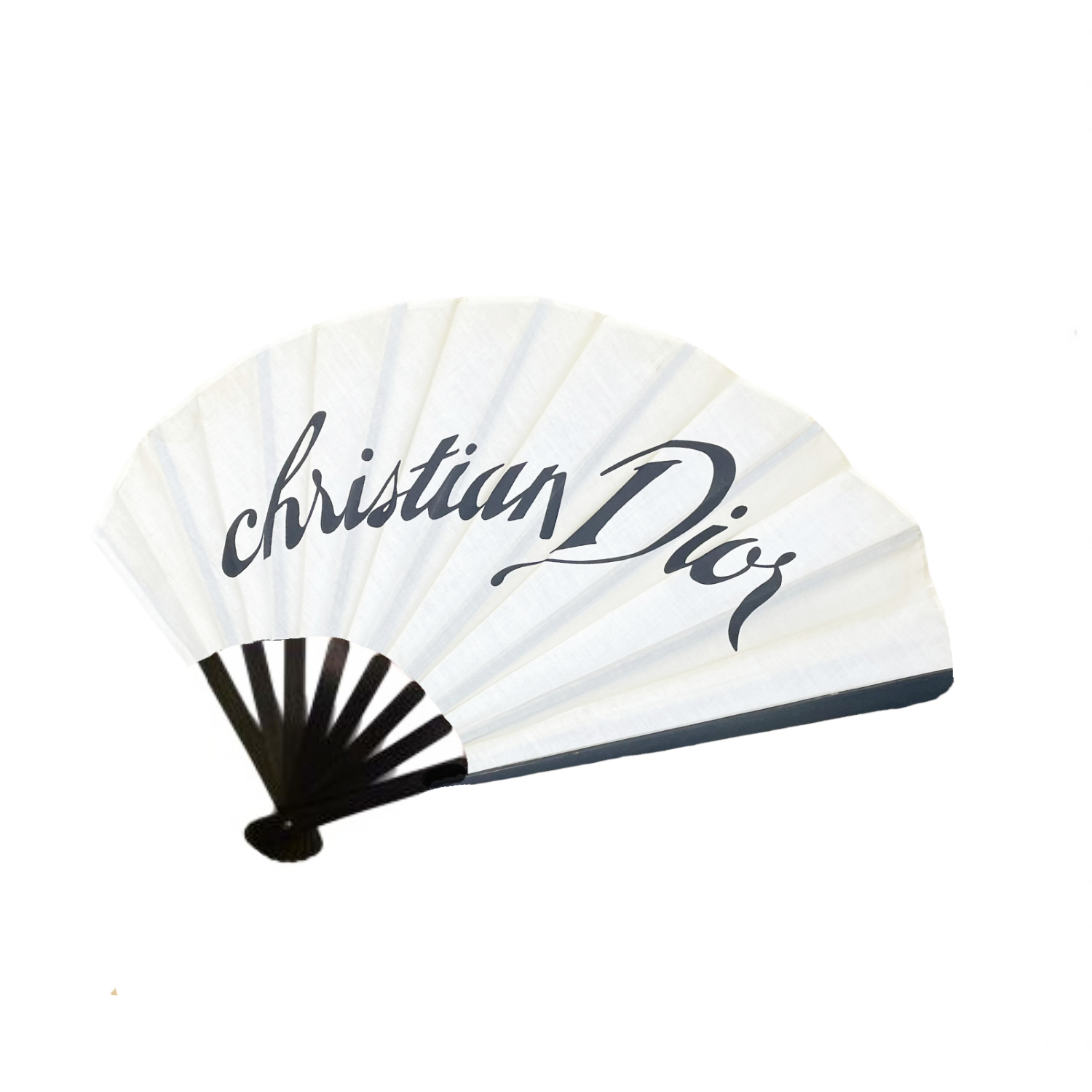 Dior Spellout Hand Fan in White – Nitryl