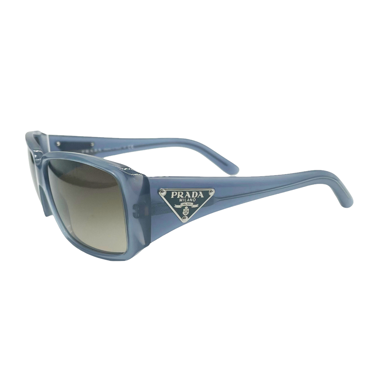 Prada Chunky Logo Sunglasses in Blue – Nitryl