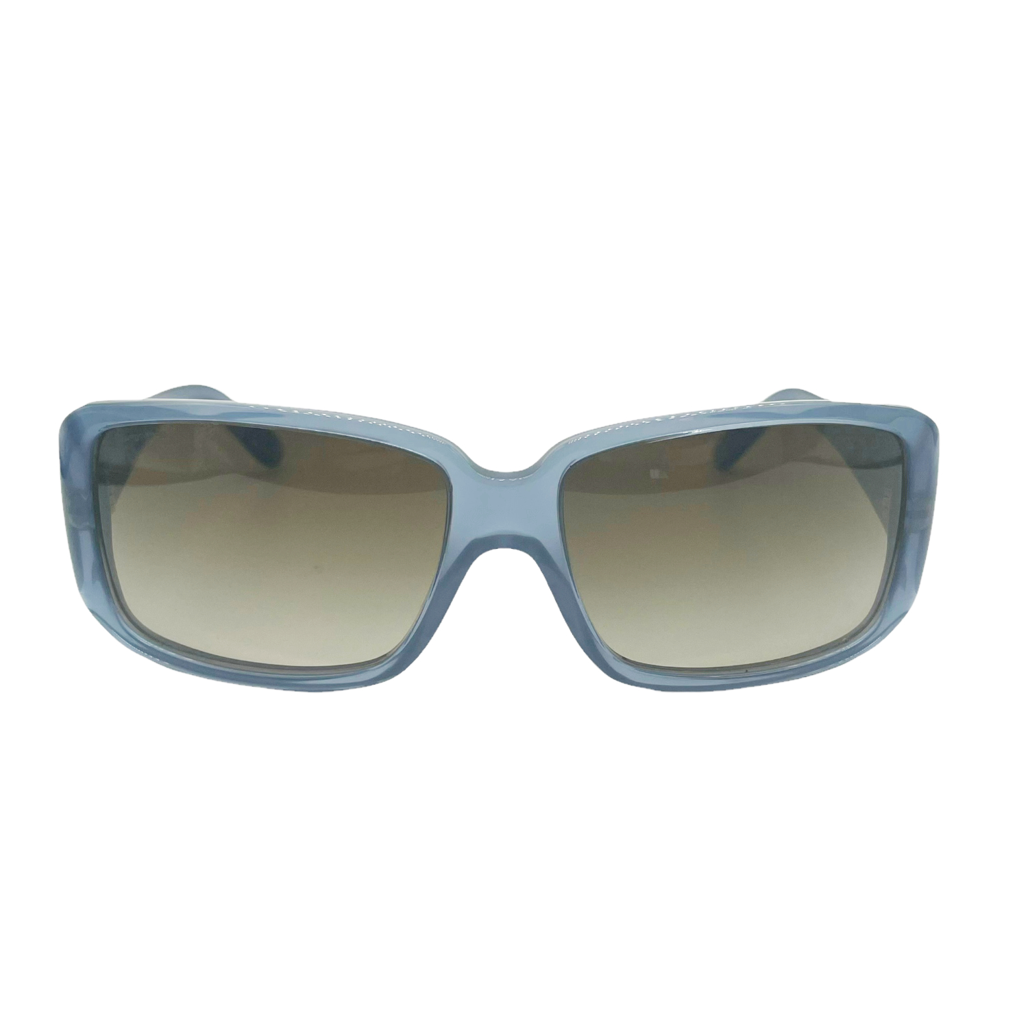 Prada Chunky Logo Sunglasses in Blue – Nitryl