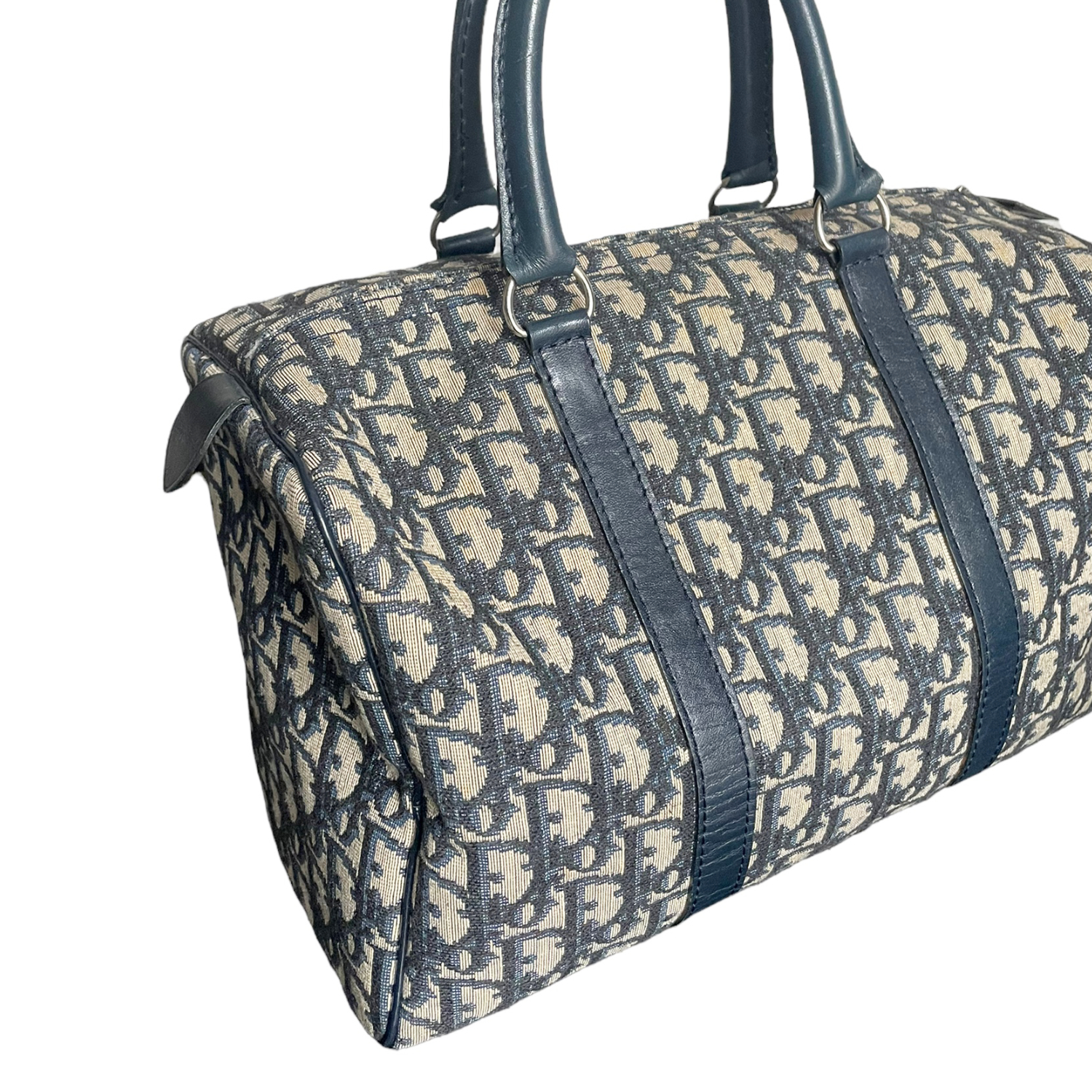 Dior Monogram Boston Bag in Navy – Nitryl
