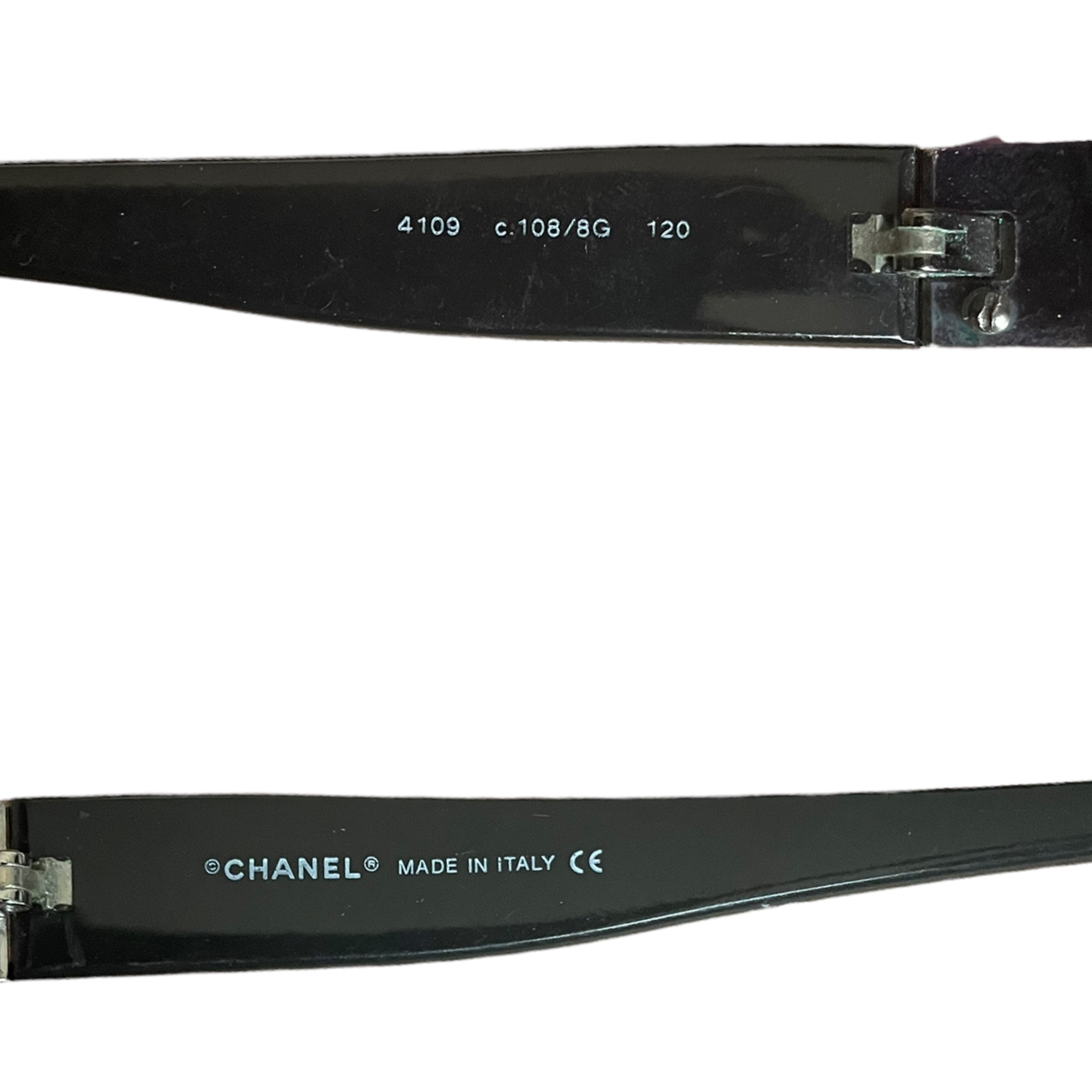 Chanel Rimless Logo Shield Sunglasses in Purple / Black – Nitryl