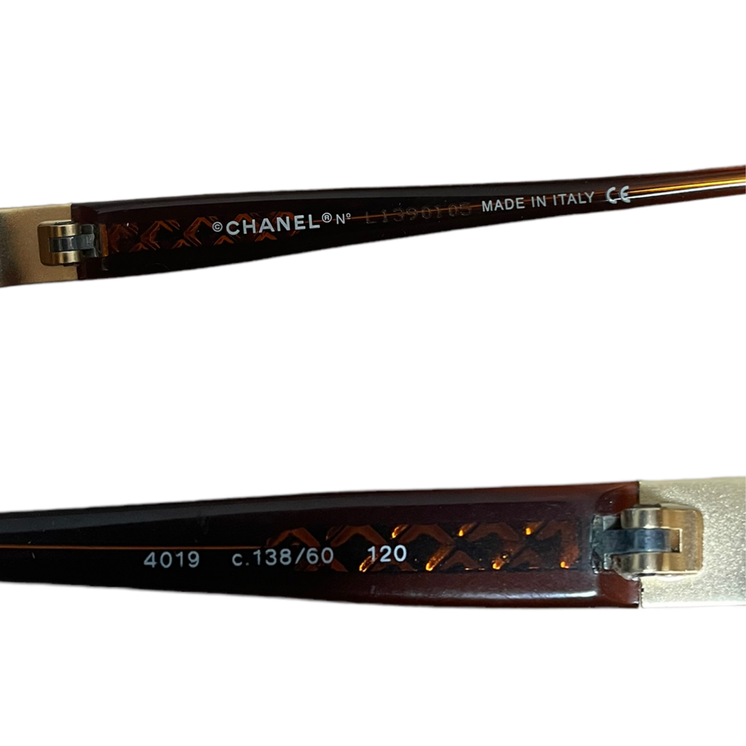 Chanel Rimless Shield Visor Sunglasses in Orange / Tan – Nitryl