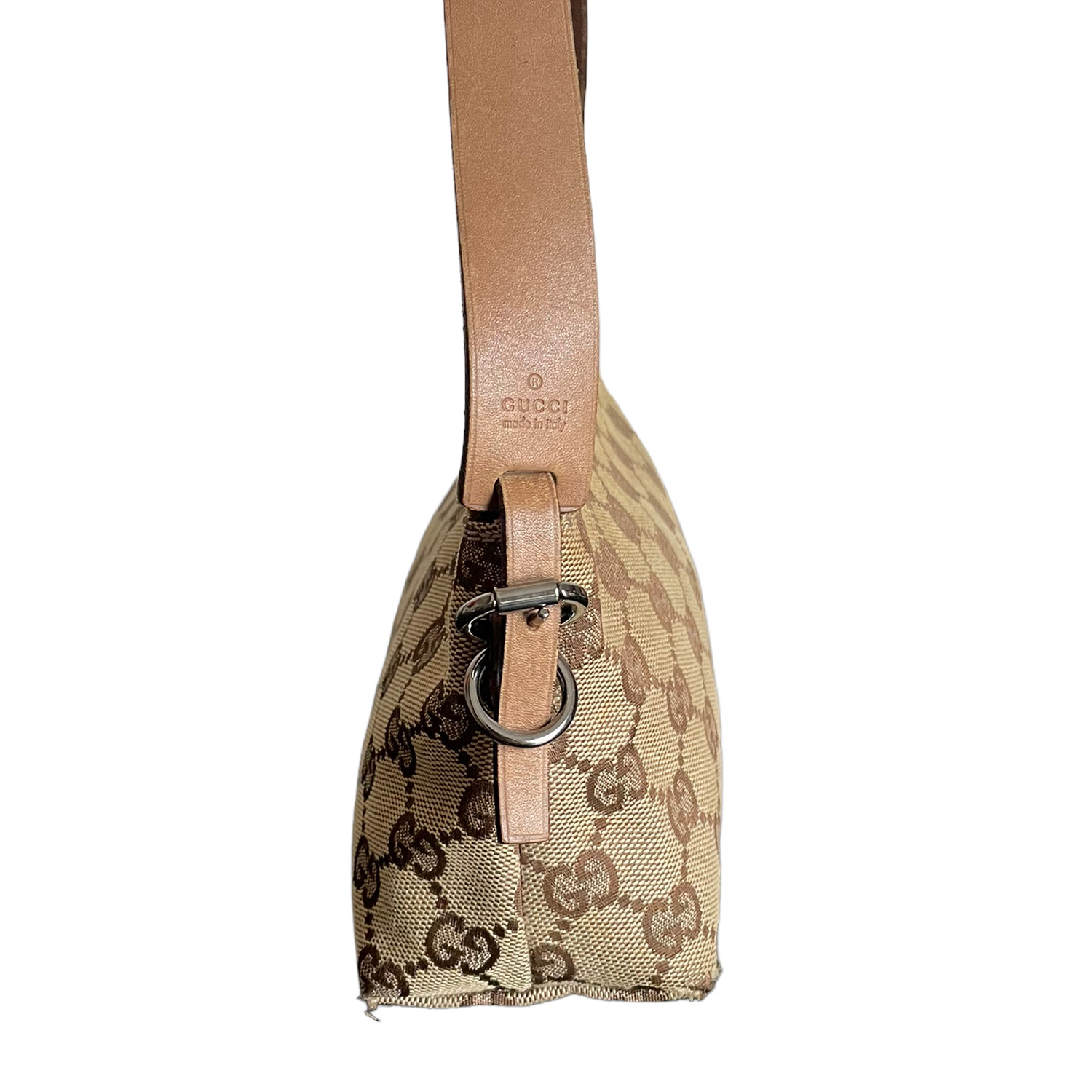 Gucci Monogram Mini Shoulder Bag in Beige / Brown – Nitryl