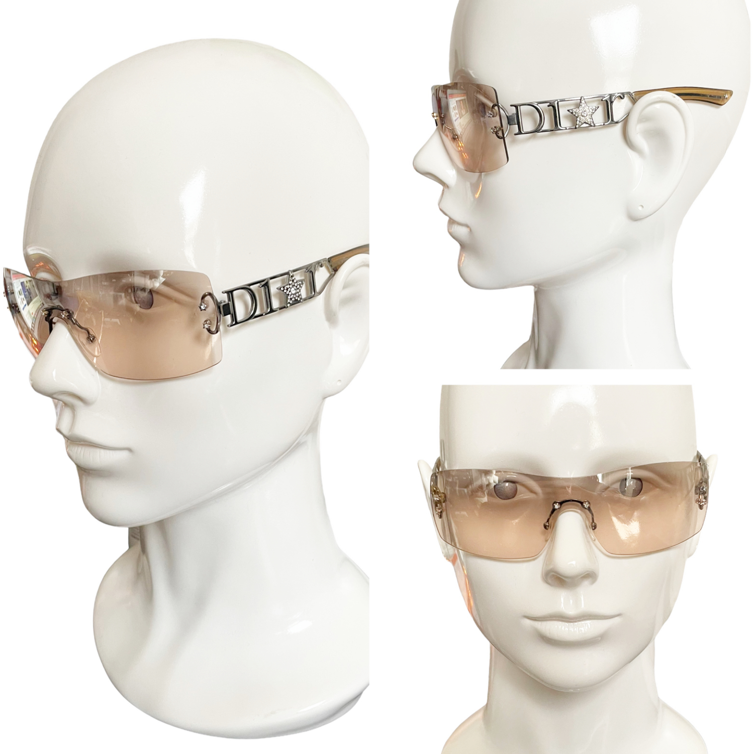 Dior Diorlywood Star Shield Sunglasses in Nude – Nitryl