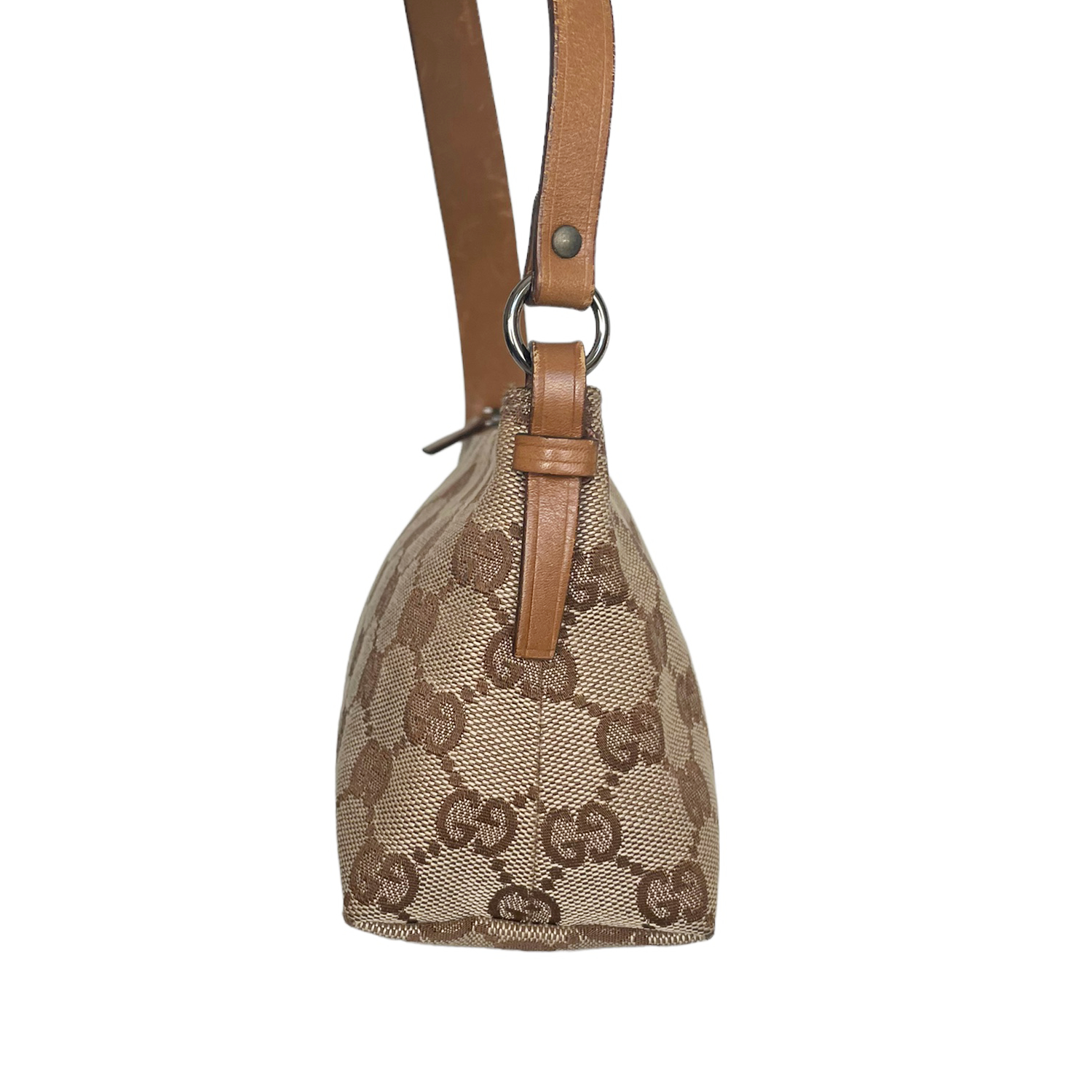 Gucci Monogram Mini Shoulder Bag in Beige / Tan – Nitryl