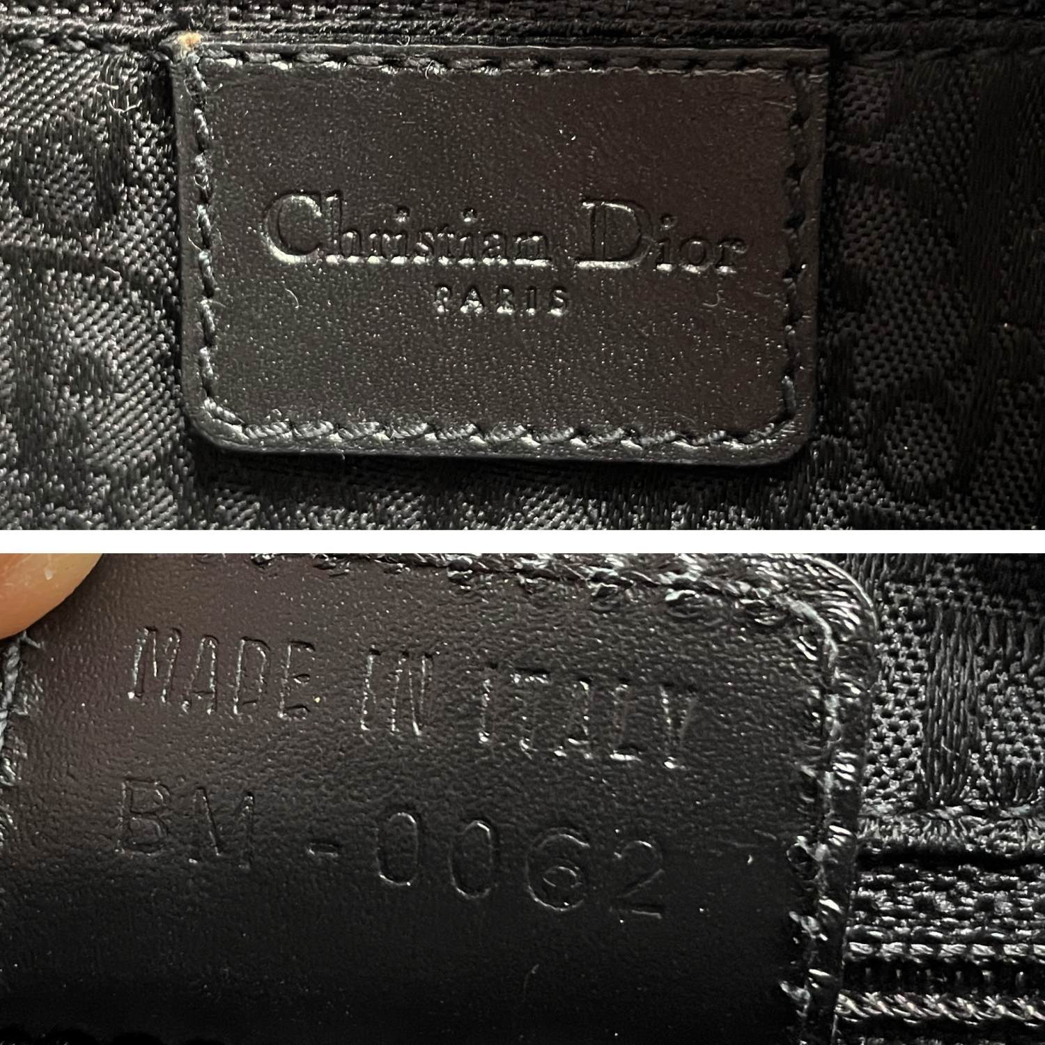 Dior Street Chic Half Moon Leather XL Shoulder Bag in Black / Silver ...