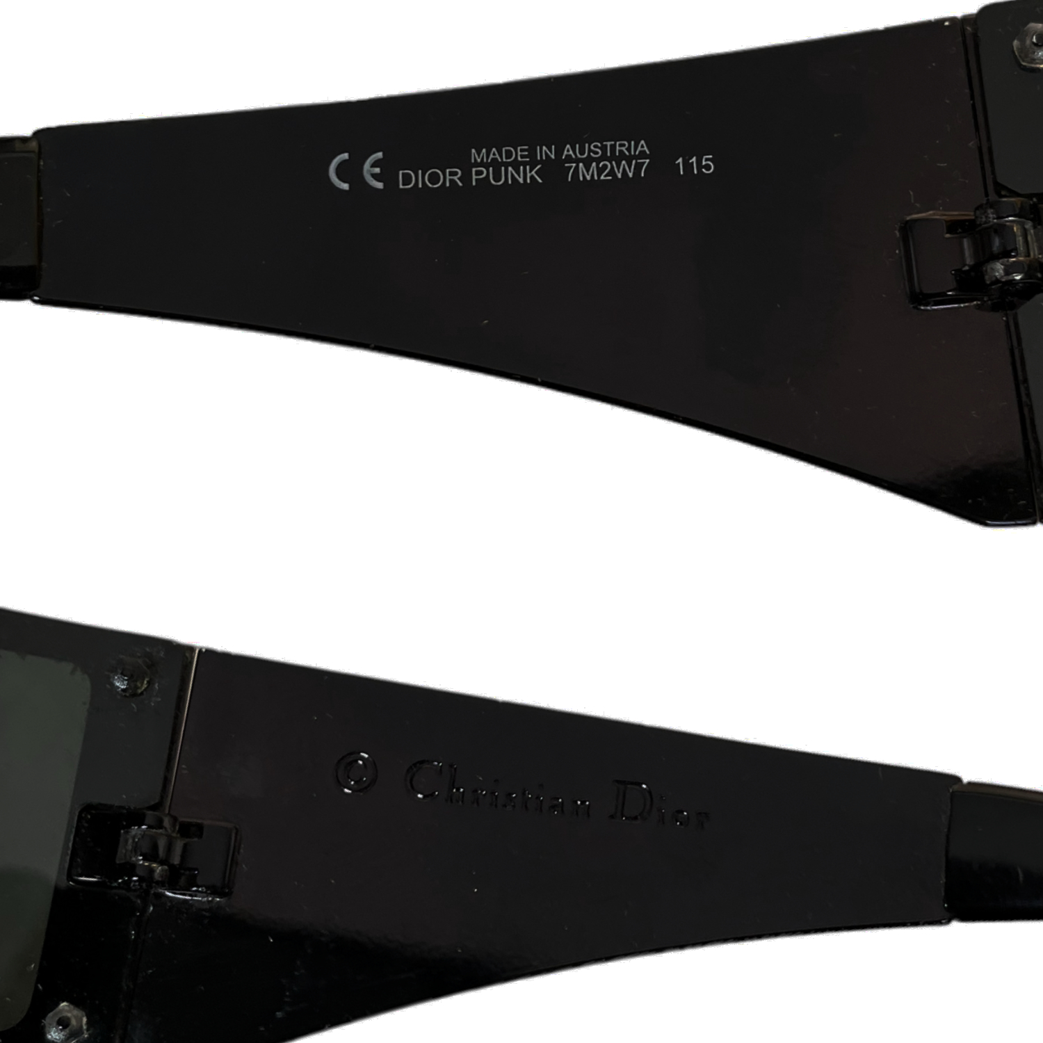 Dior Punk Wraparound Sunglasses in Black – Nitryl