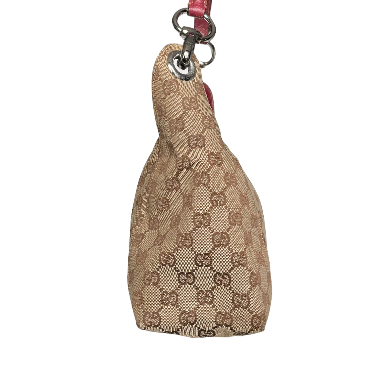 Gucci Monogram Shoulder Bag in Beige / Maroon – Nitryl