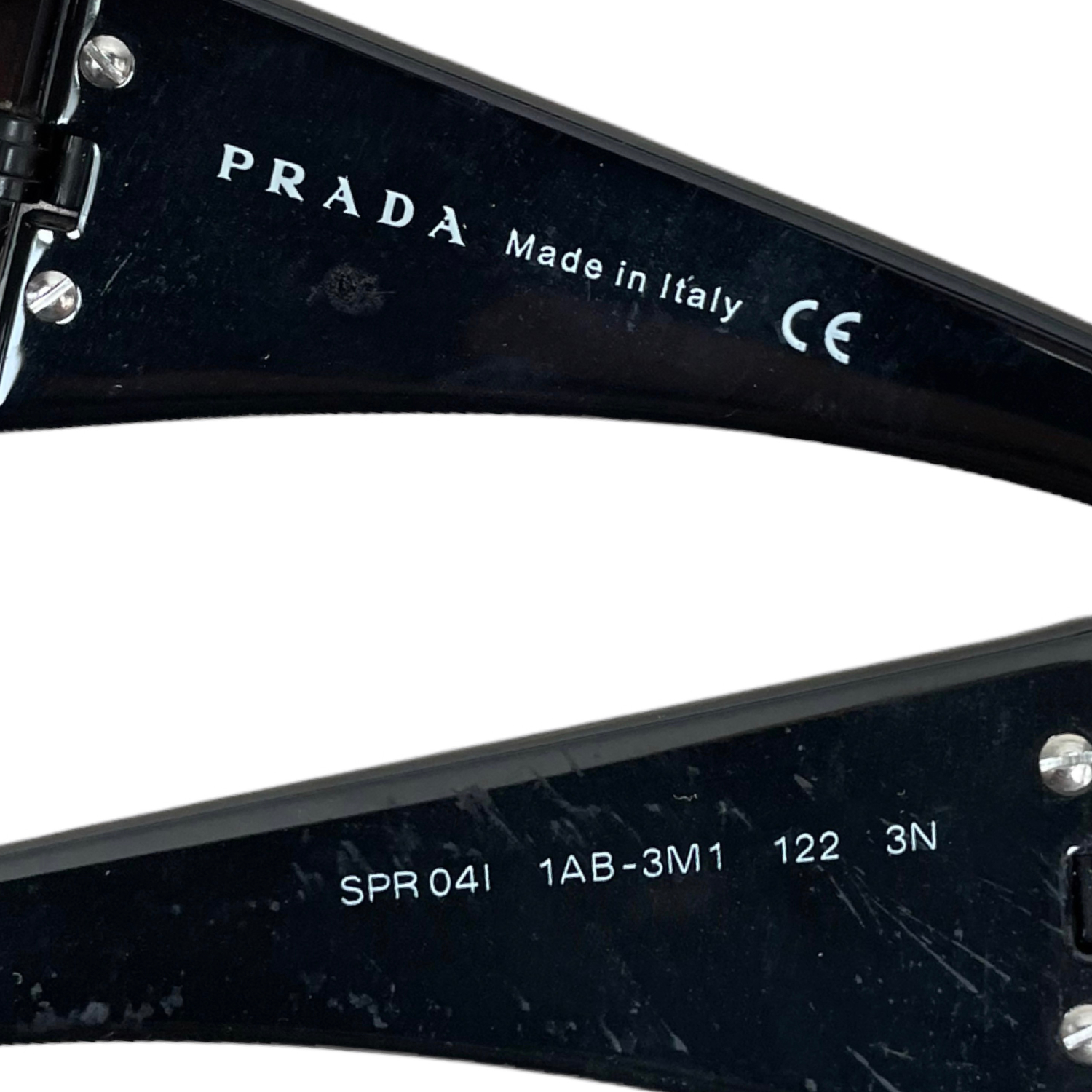 Prada Rimless Wraparound Sunglasses in Black – Nitryl