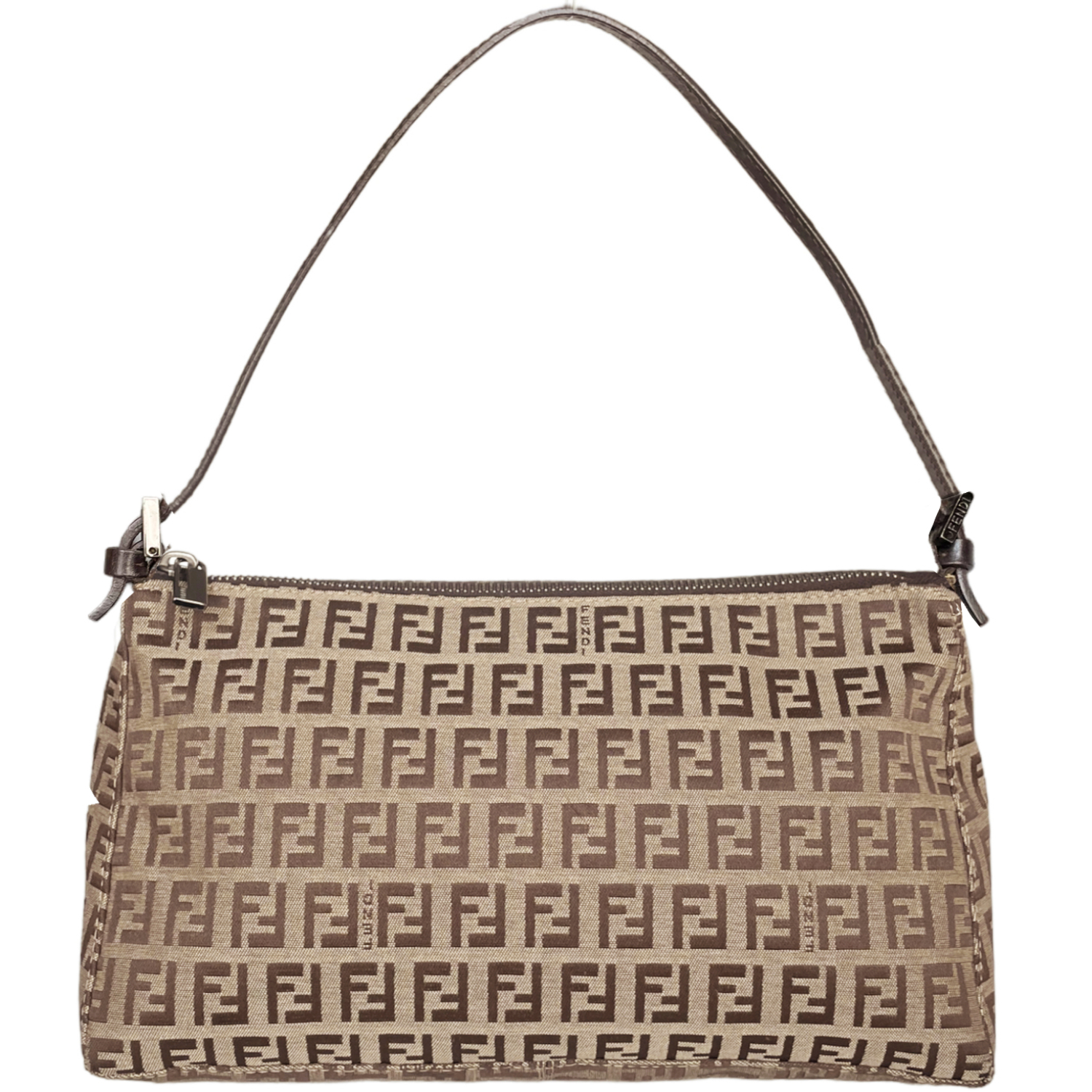 Fendi Monogram Shoulder Bag in Beige / Brown – Nitryl