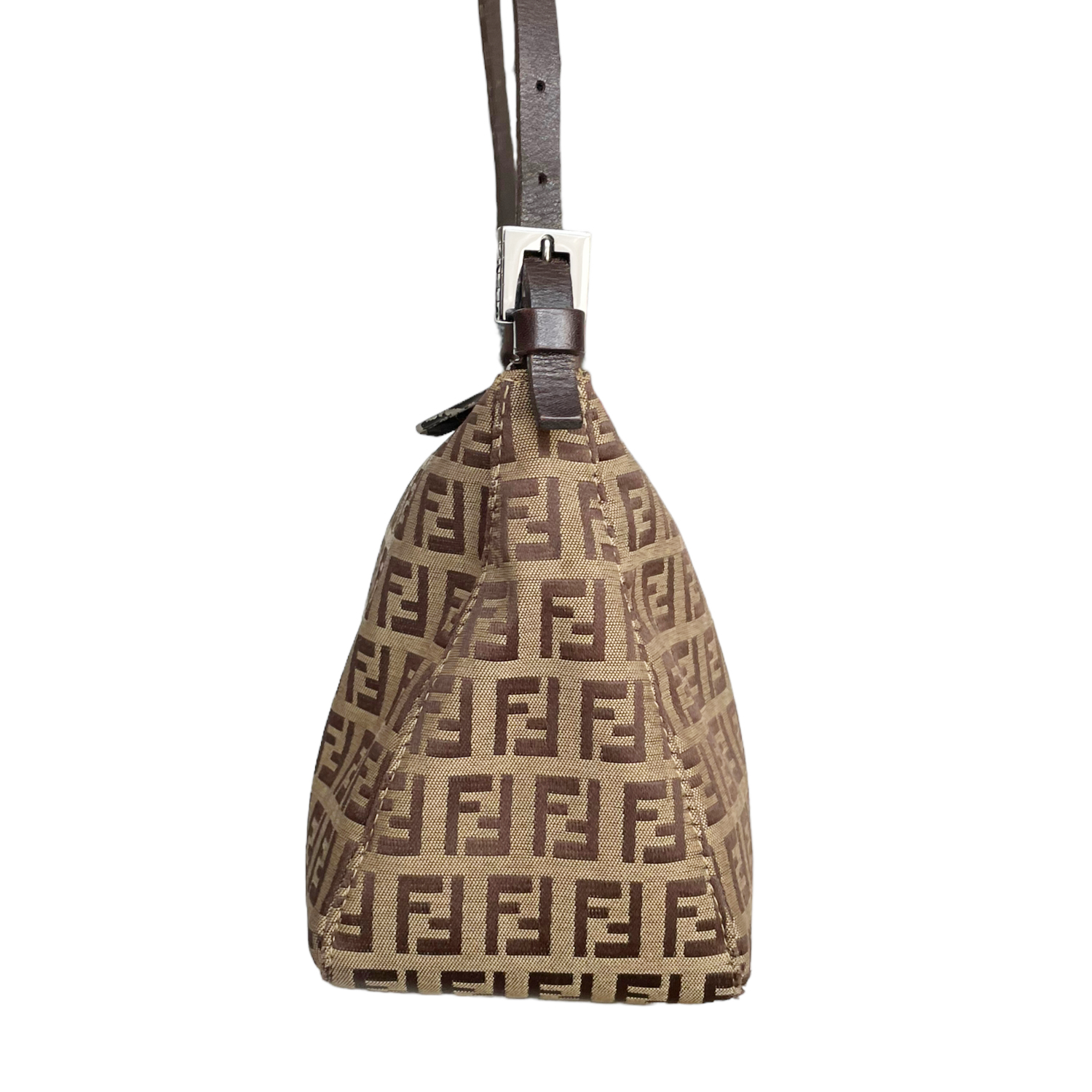 Fendi Monogram Shoulder Bag in Beige / Brown – Nitryl