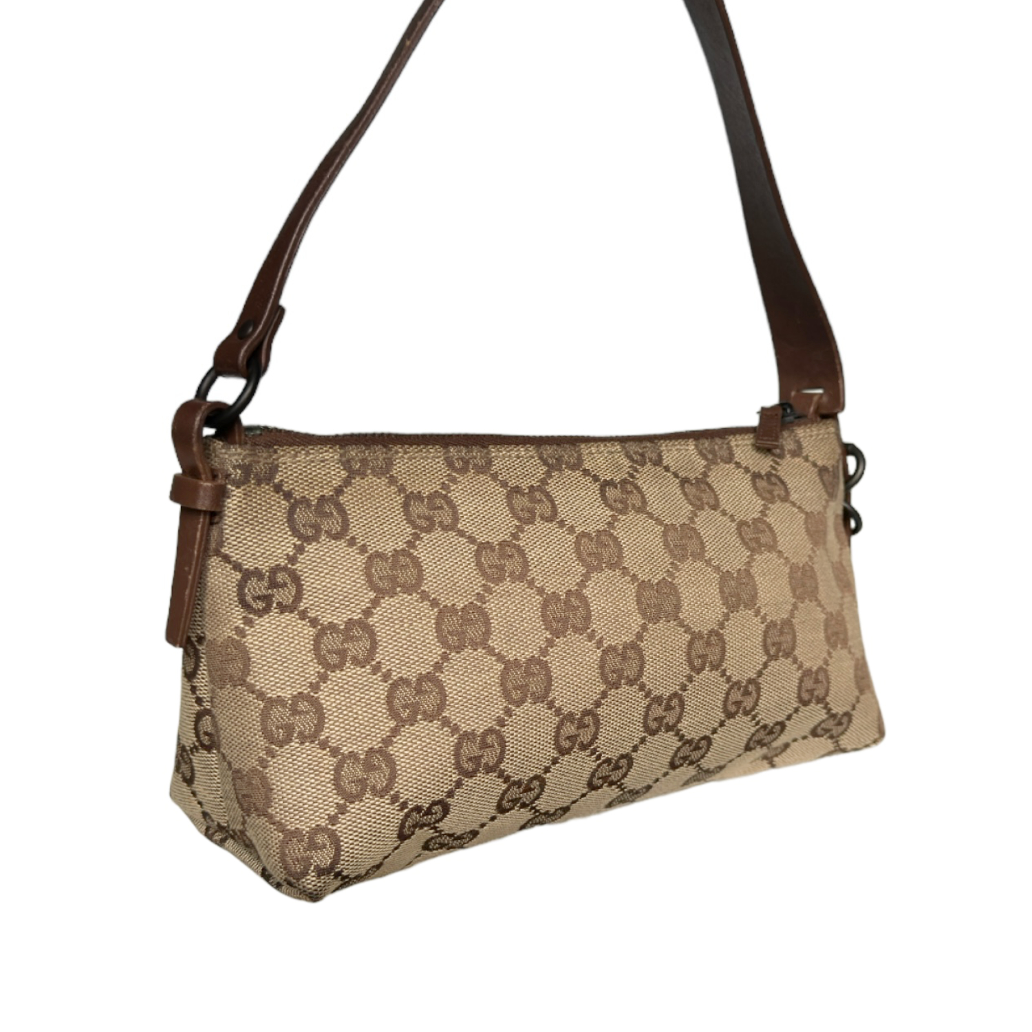 Gucci Monogram Mini Shoulder Bag in Beige / Brown – Nitryl