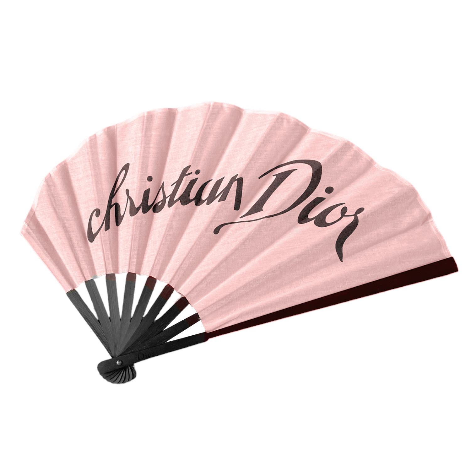 Dior Logo Hand Fan in Pink / Black – Nitryl