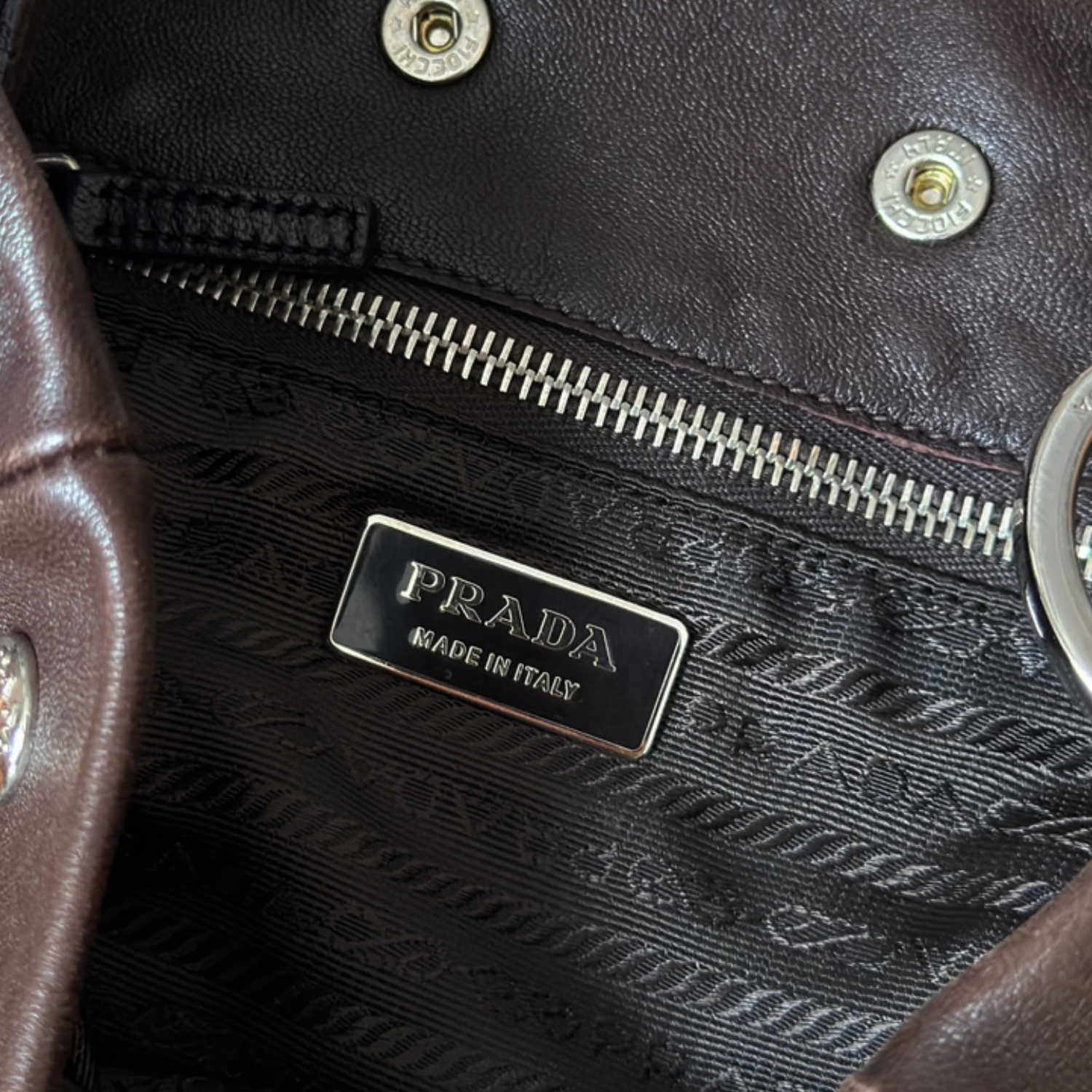 Prada Leopard Print Calfskin Shoulder Tote Bag in Brown – Nitryl