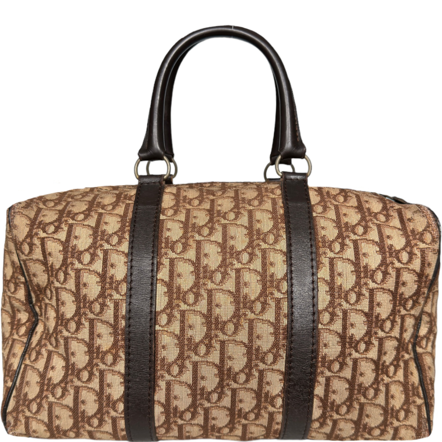 Dior 1980’s Monogram Boston Bag in Brown – Nitryl