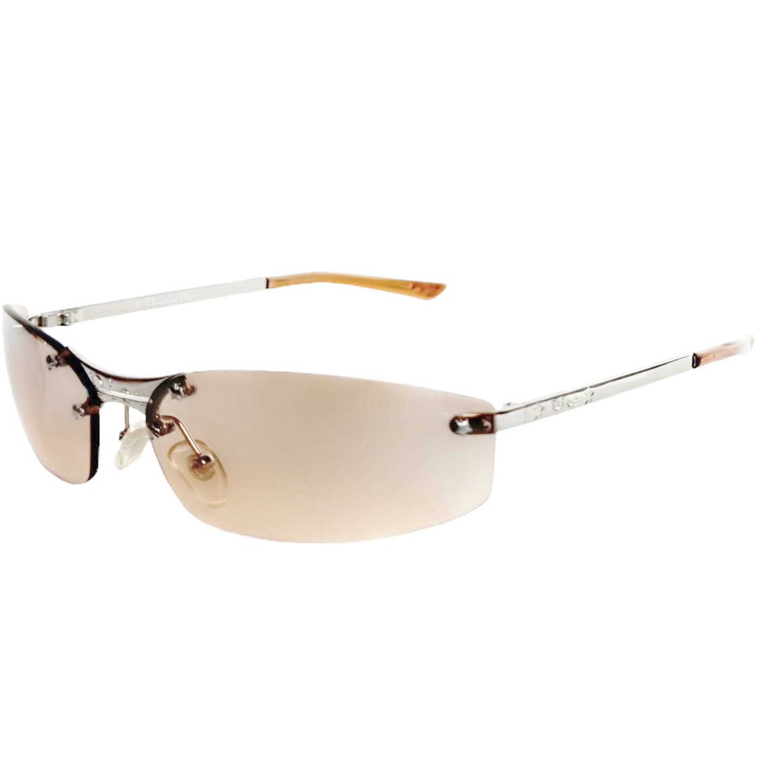 Dior Rimless Star Sunglasses in Nude Pink / Silver – Nitryl